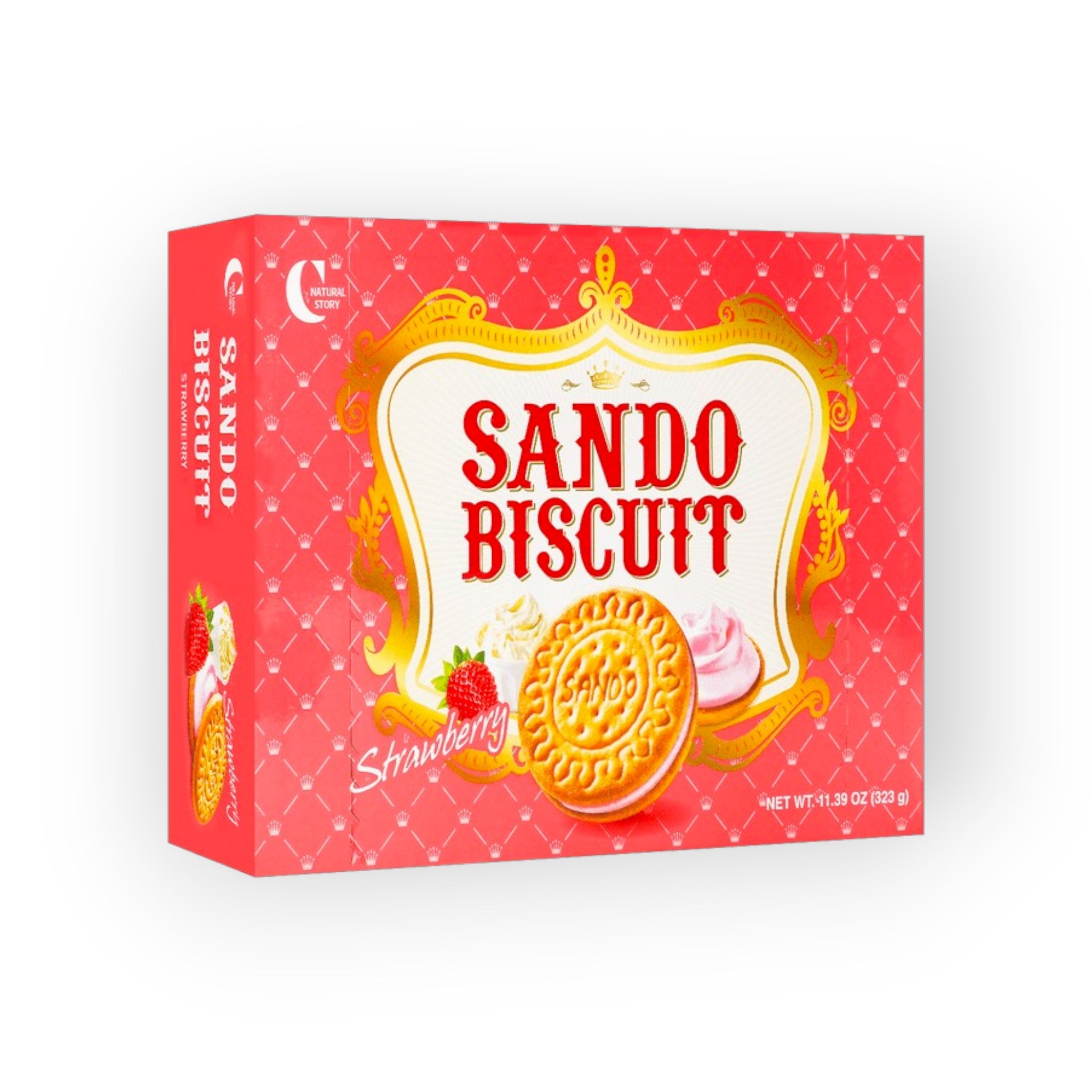 Crown Sando Biscuit Strawberry 11.39oz – Kasia Market